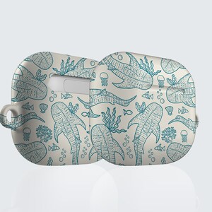 Whale Shark Coral Reef Airpods Case: Hand-designed Protective Cover ...
