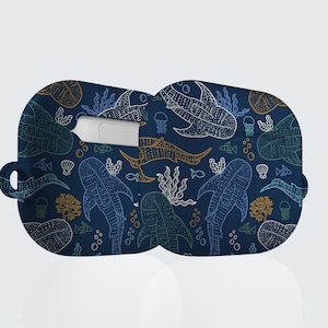 Whale Shark Scatter Coral Reef AirPod AirPod Pro Keychain Case Cover ...