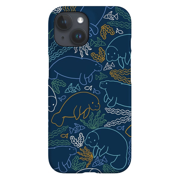 Manatee Phone Case - Etsy