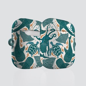 Whale Shark Aqua AirPod Case: Artwork by Denes Anna Design; Turtle ...