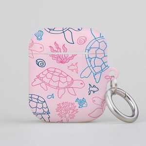 Line Art Turtles Limited-edition AirPod AirPod Pro Case Cover Cute ...
