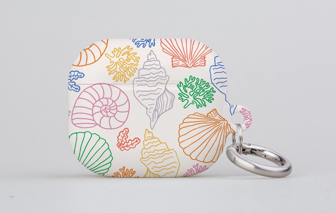 Seashell Coral Reef Limited-edition AirPod AirPod Pro Case Cover Line ...