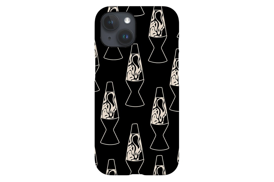 Lava Lamp Line Art Scatter Limited-edition Phone Case 70s Groovy Retro ...