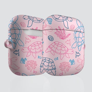 Line Art Turtles Limited-edition AirPod AirPod Pro Case Cover Cute ...