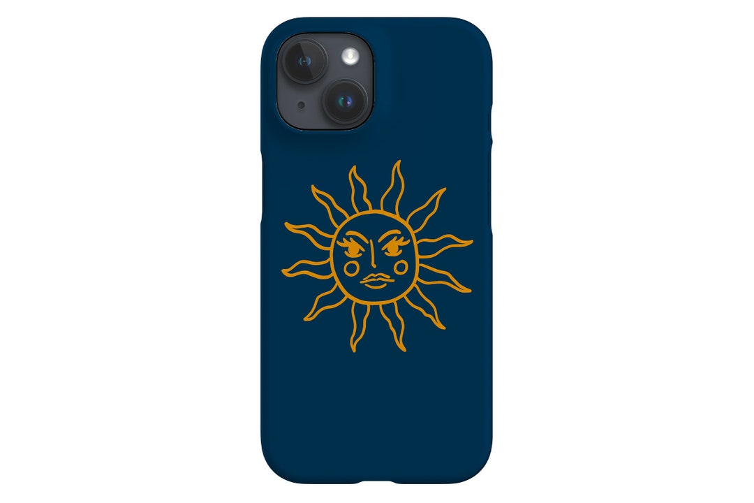 Minimalist Sun Face Limited-edition Phone Case Cosmic Mystic - Etsy