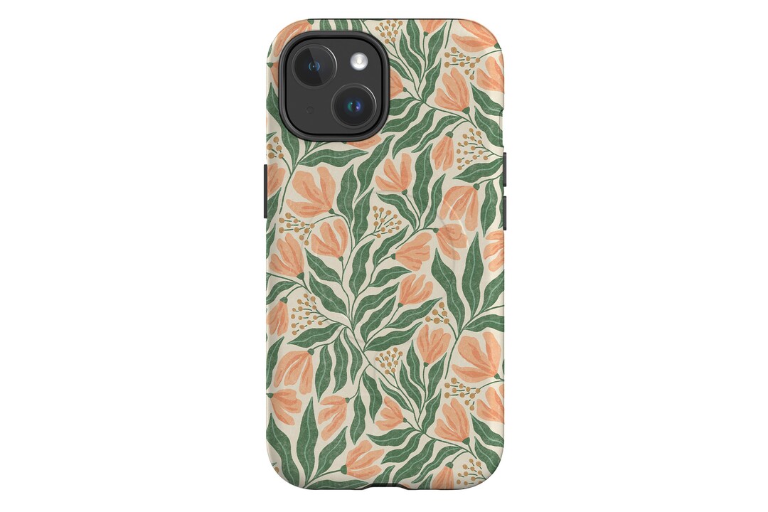 Nadine by Amy Maccready Magsafe iPhone Case Elegant Art Deco Flower ...