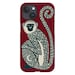 Monkey Stars Phone Case: Mystic Animal Cover; Red - Etsy