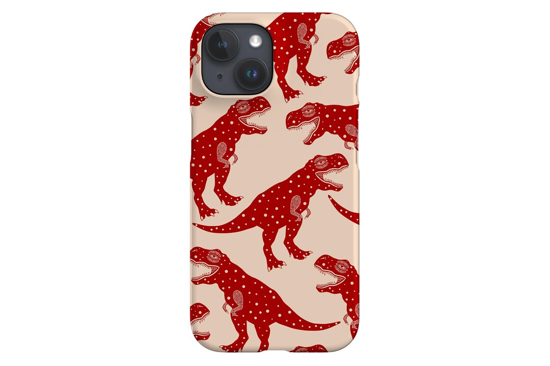 T-rex Scatter Phone Case | Cute Dino Dinosaur | Cover for iPhone 16 15 ...