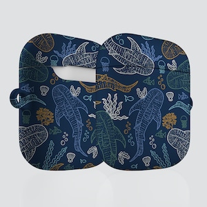 Whale Shark Scatter Coral Reef AirPod AirPod Pro Keychain Case Cover ...