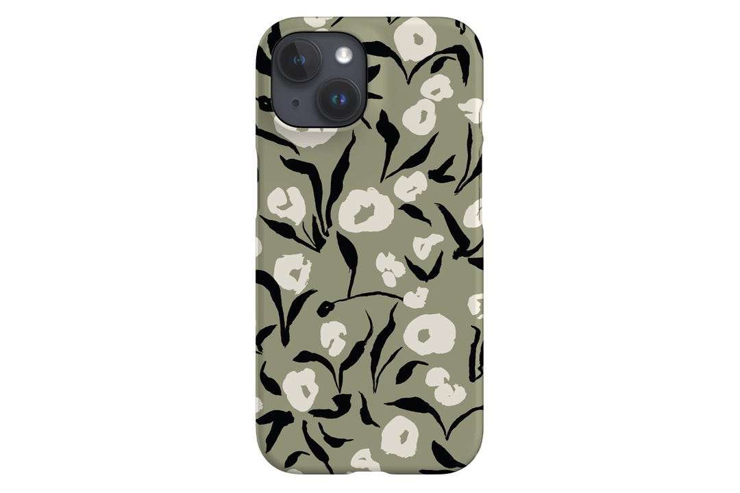 Painterly Floral Scatter Phone Case | Flower | Cover for iPhone 16 15 ...
