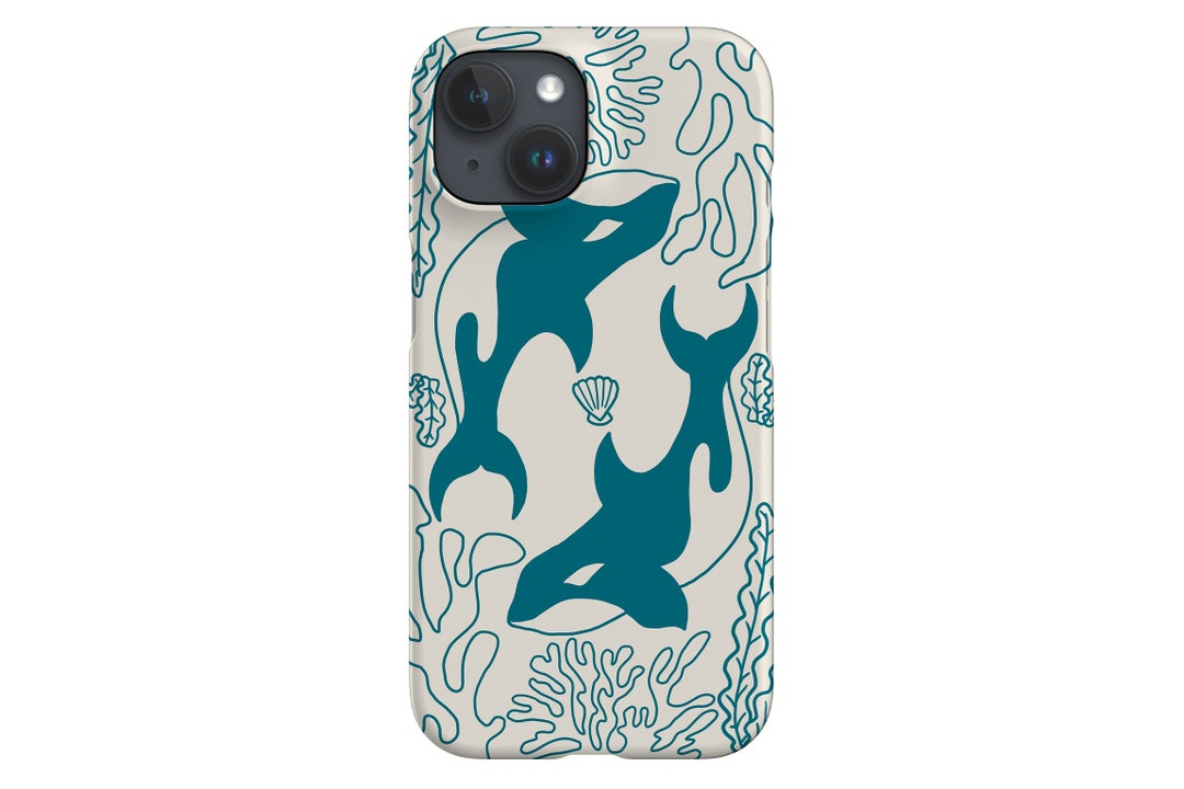 Two Orca Limited-edition Phone Case Sea Ocean Coral Reef Killer Whale ...