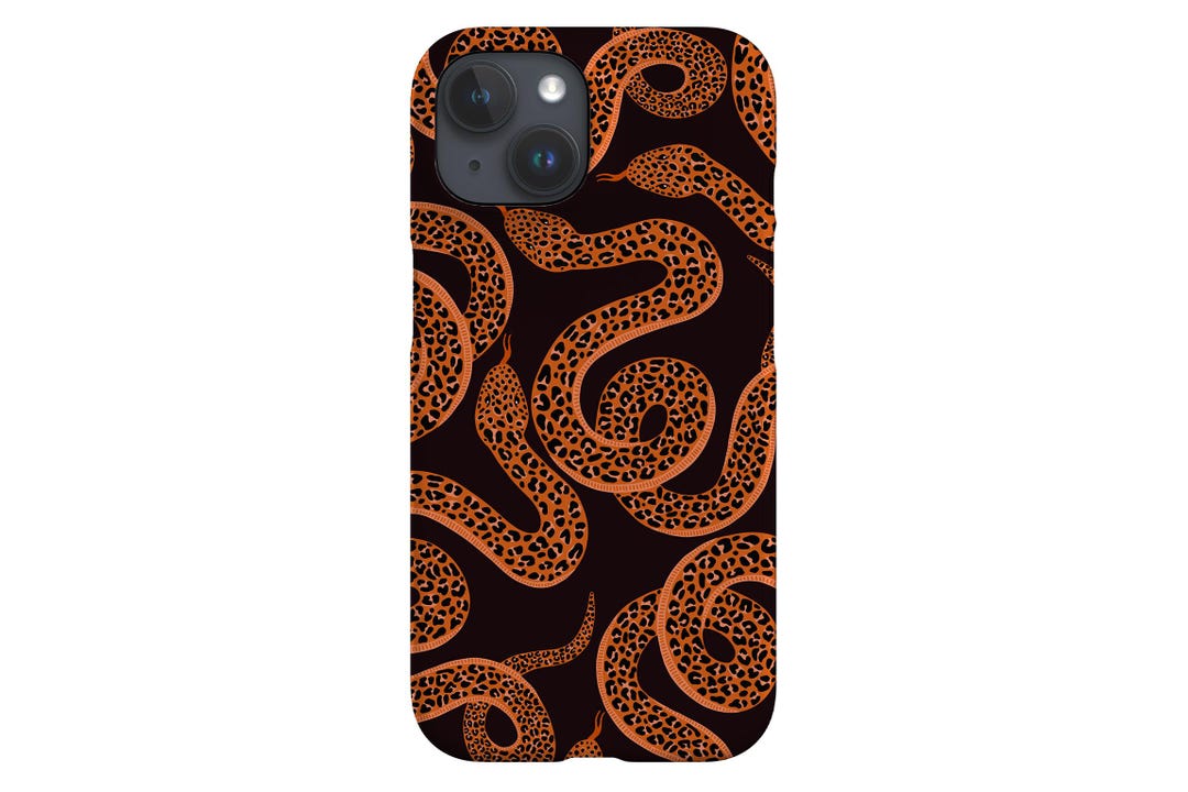 Snake Scatter Phone Case Serpent Animal Cover for iPhone 16 15 14 13 12 ...