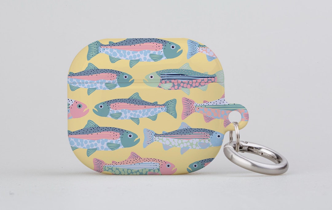Trout by Louise Margaret AirPod Pro Case Cover Cute Pastel Rainbow ...