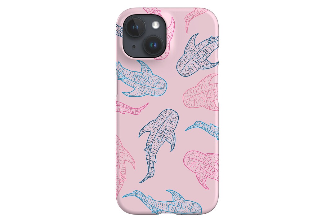 Whale Shark Scatter Phone Case | Ocean Sea | Cover for iPhone 16 15 14 ...