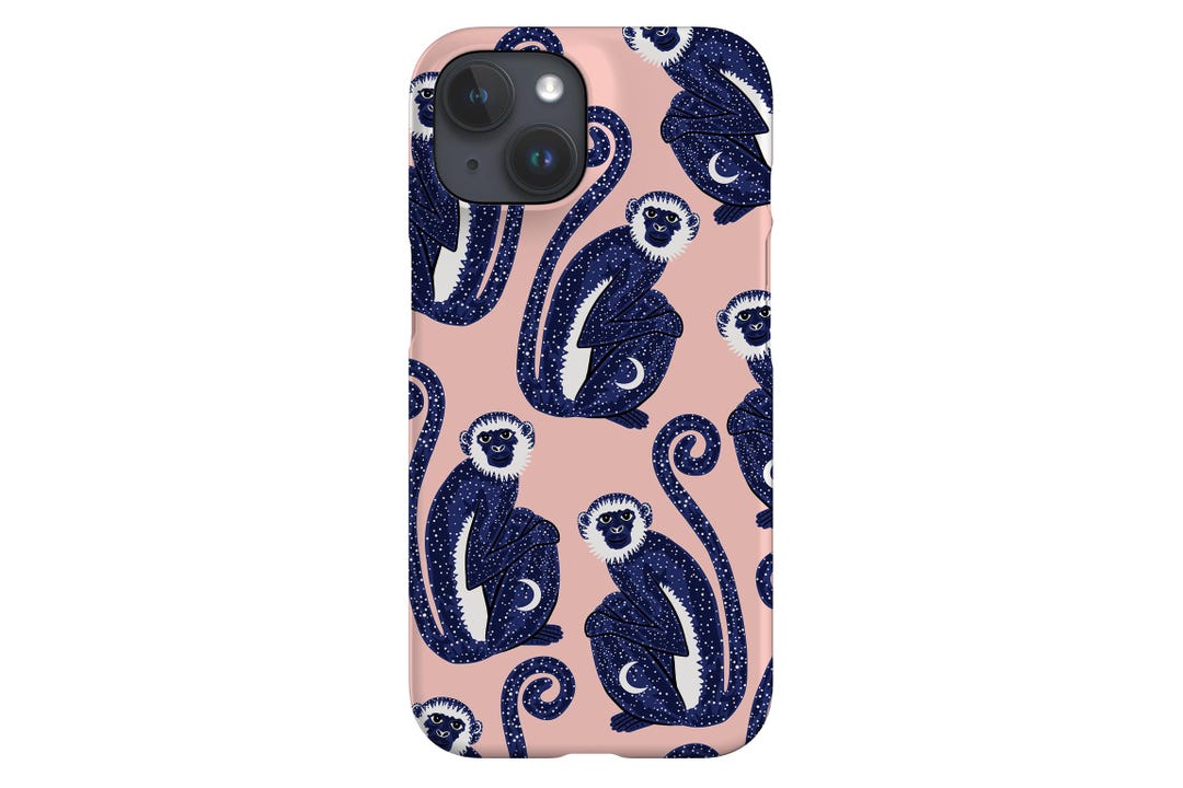 Monkey Stars Scatter Phone Case | Mystic Animal | Cover for iPhone 16 ...