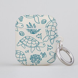 Line Art Turtles Limited-edition AirPod AirPod Pro Case Cover Cute ...
