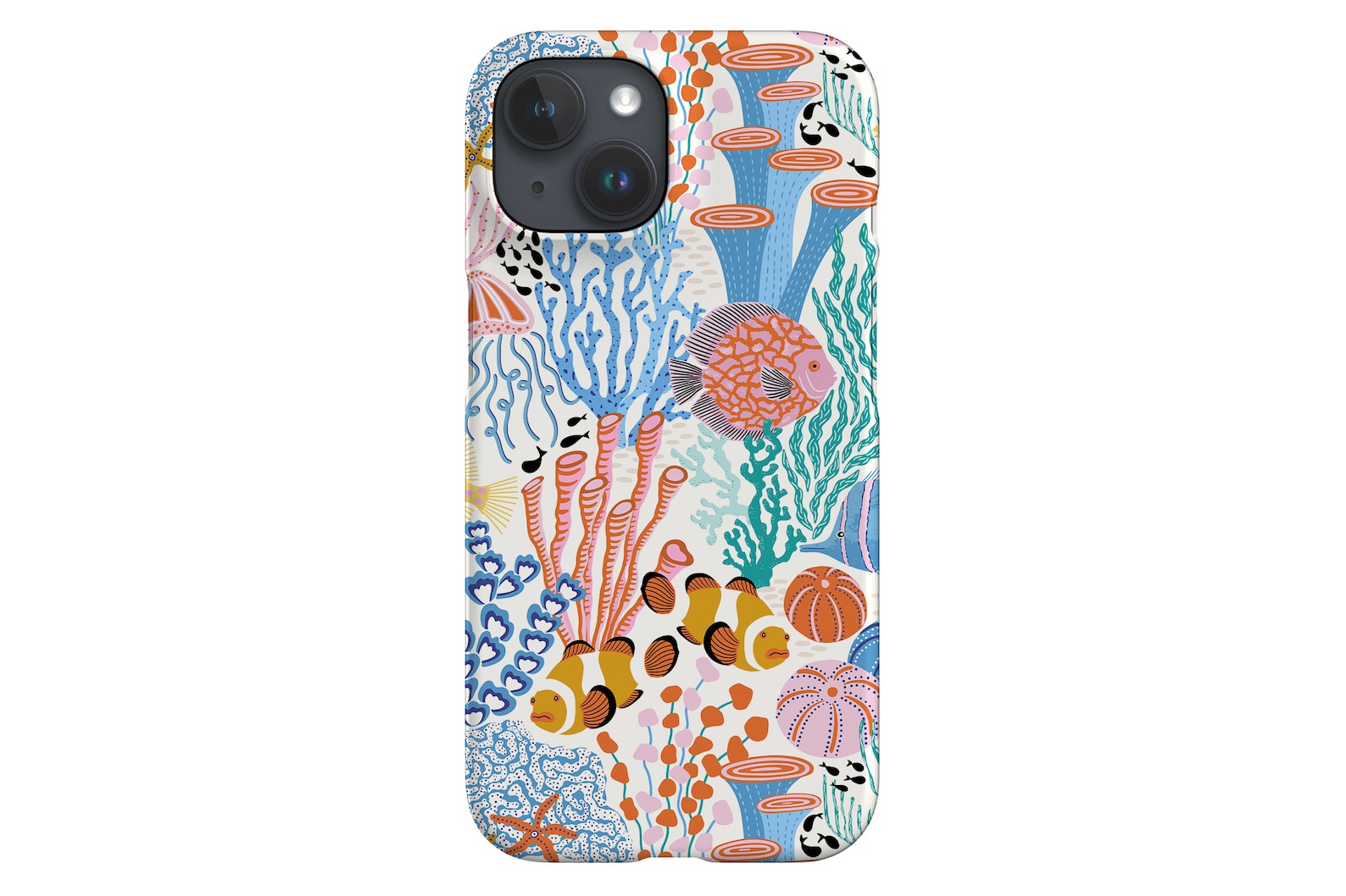 Coral Reef by Vivian Hasenclever Phone Case Ocean Clown Fish Plants ...
