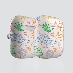 Line Art Turtles Limited-edition AirPod AirPod Pro Case Cover Cute ...