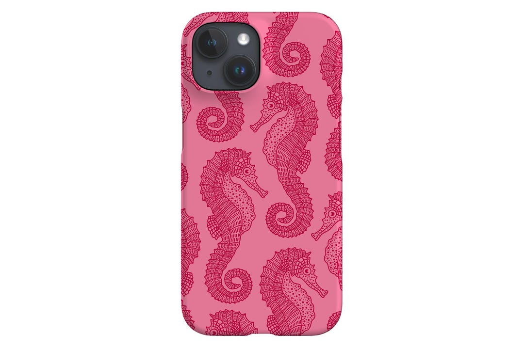 Seahorse Scatter Phone Case Sea Ocean Animal Cover for iPhone 16 15 14 ...