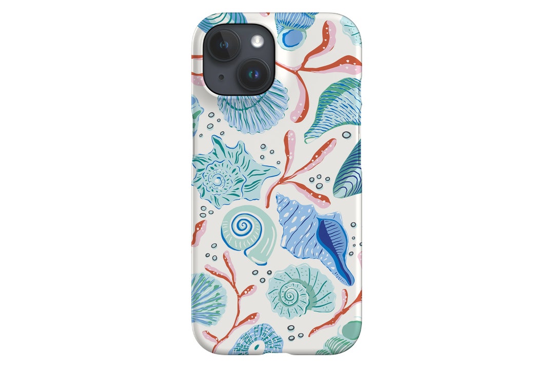 Sea Shells by Vivian Hasenclever Phone Case Beach Scallop Conch iPhone ...