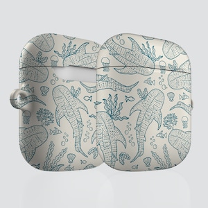 Whale Shark Coral Reef Airpods Case: Hand-designed Protective Cover ...