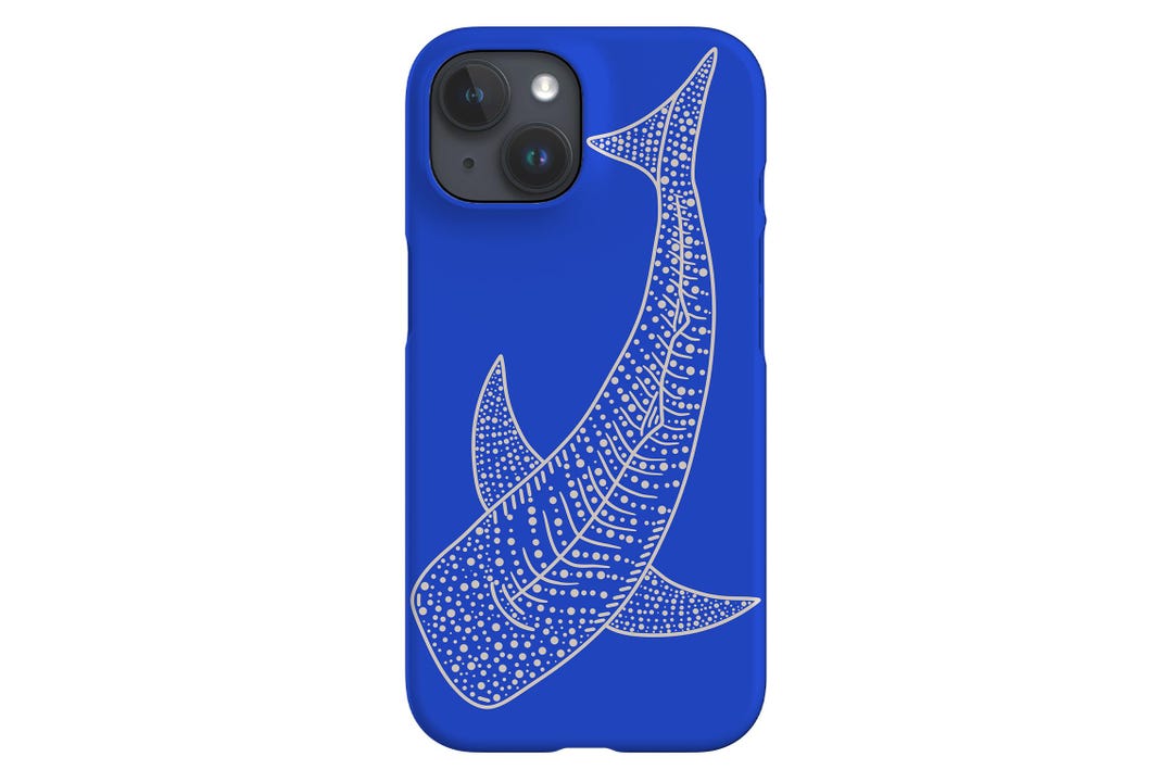 Whale Shark Phone Case Ocean Animal Cover for iPhone 16 15 14 13 12 11 ...