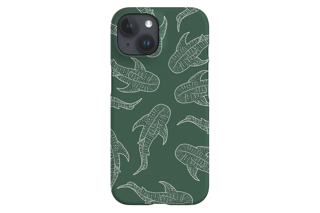 Whale Shark Scatter Phone Case | Ocean Sea | Cover for iPhone 16 15 14 ...