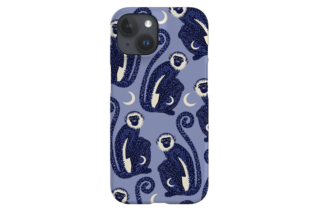 Monkey Stars and Moon Scatter Phone Case | Mystic | Cover for iPhone 16 ...
