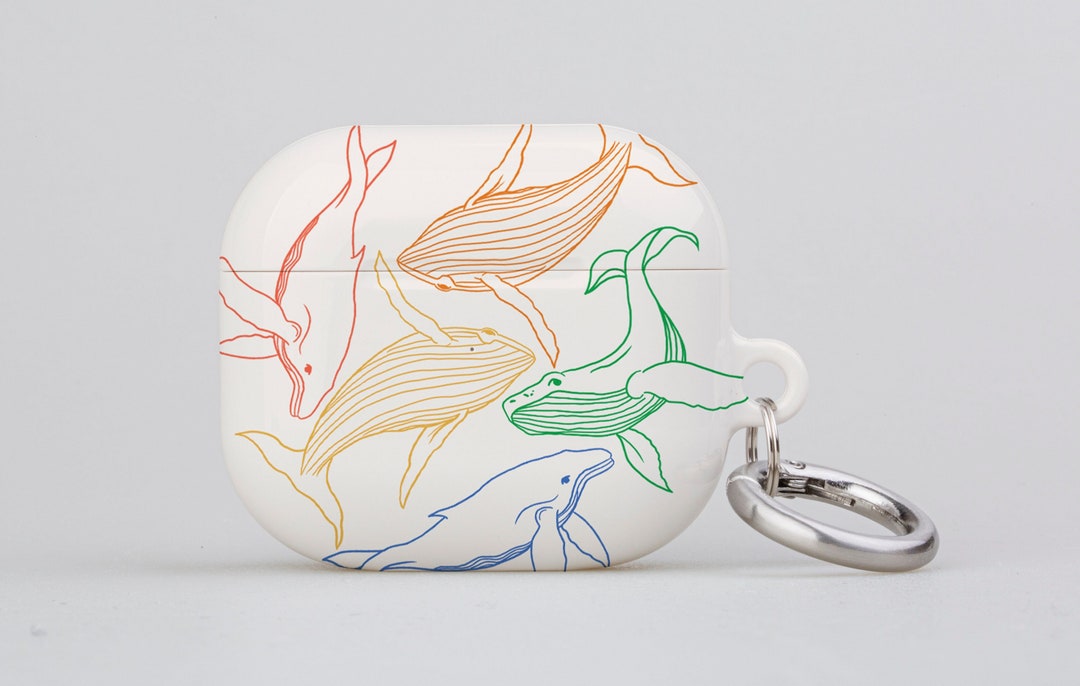 Humpback Whale Line Art Limited-edition AirPod AirPod Pro Case Cover ...