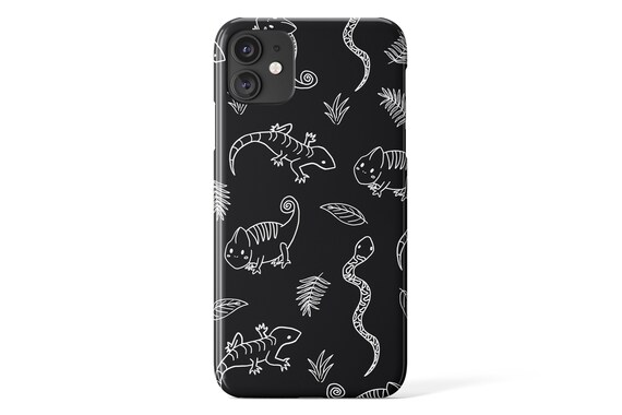 Line Art Reptiles Limited-edition Phone Case Snake Lizard - Etsy
