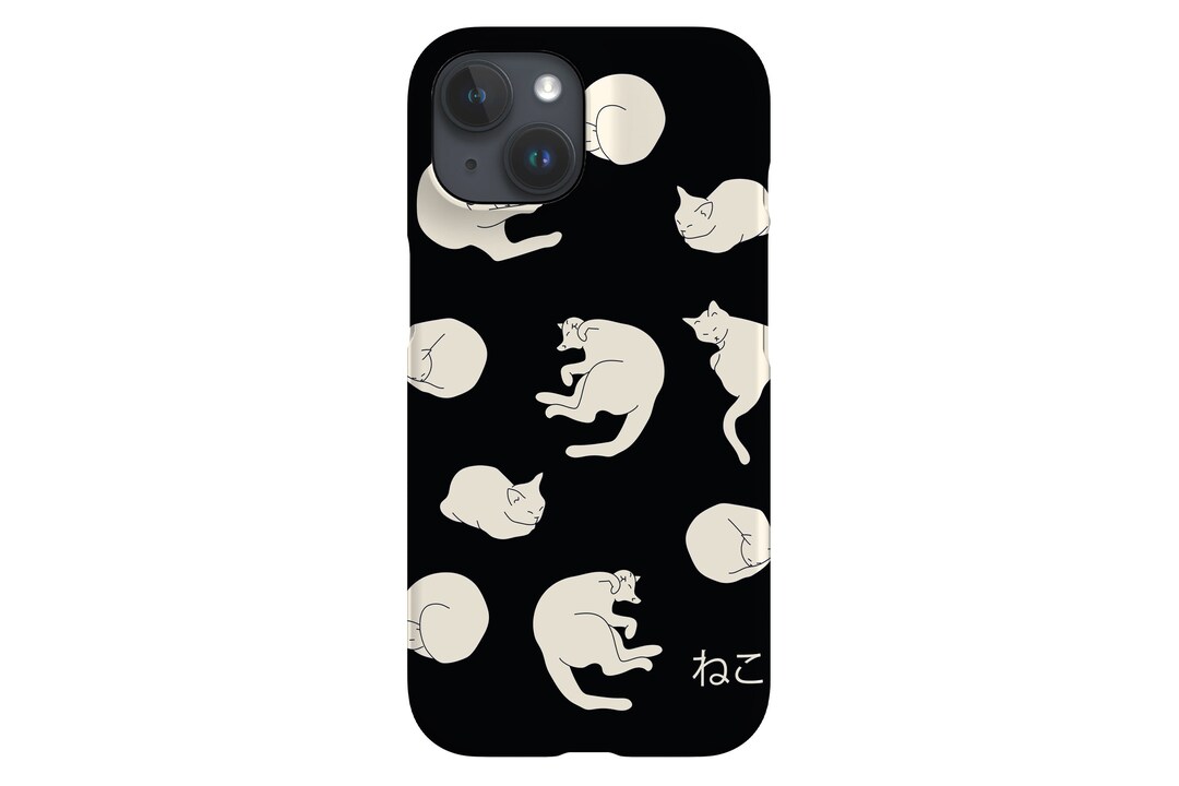 Neko Cat Phone Case | Kawaii Cute Pet Animal | Cover for iPhone 16 15 ...