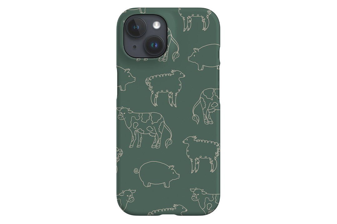 Farm Animals Limited-edition Unique Phone Case Pigs, Sheep & Cows Phone ...