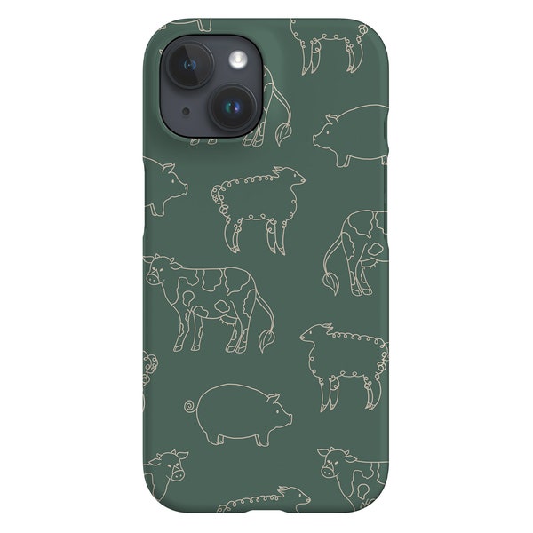 Farm Print Phone Case - Etsy