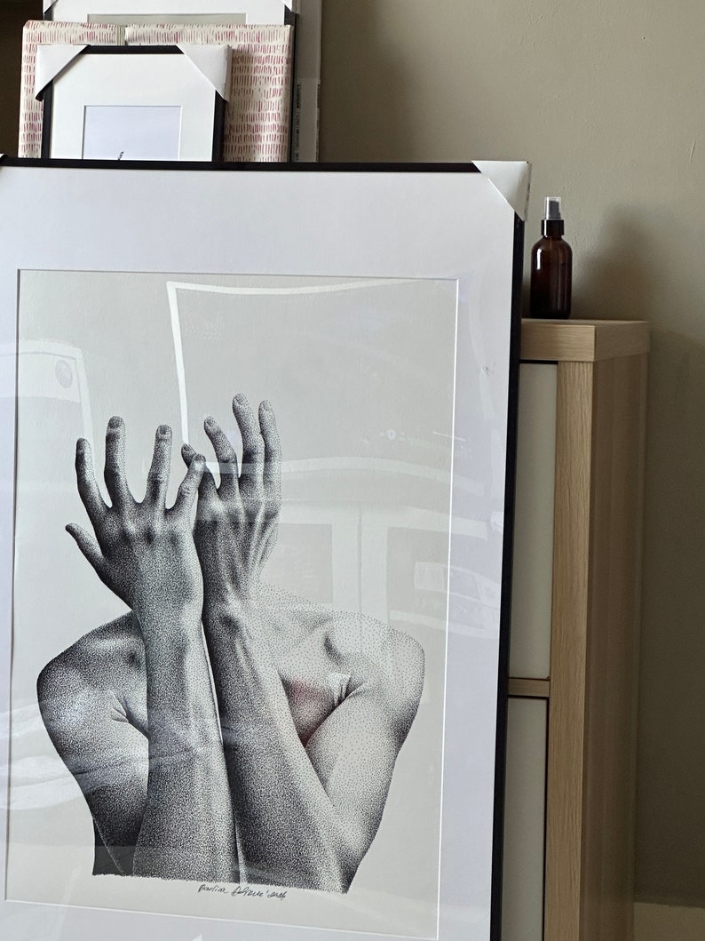 Breaking. Fine Art Print of Original Dotwork. Limited Edition Print. 60 ...