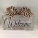 WELCOME Rectangular Decorative Home Decor Lighted Glass Block - Etsy