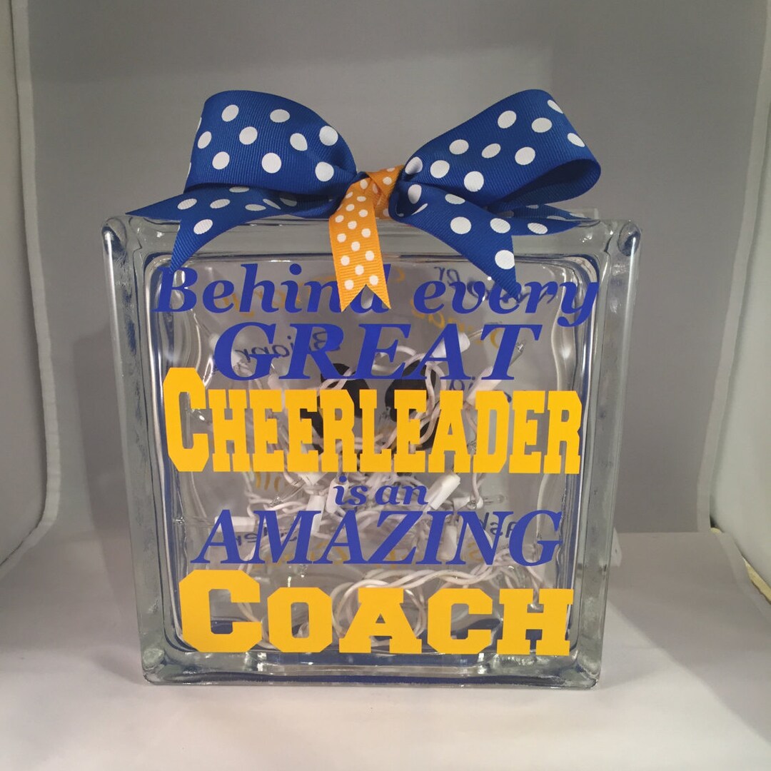 Cheerleading Coach/sport Coach Customized/personalized Lighted Glass ...