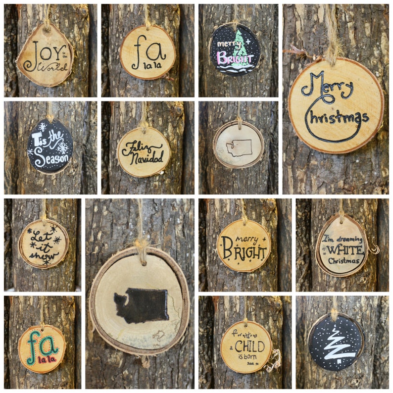 Personalized Coasters - Wood Coasters - Tree Coasters - Custom Coasters ...