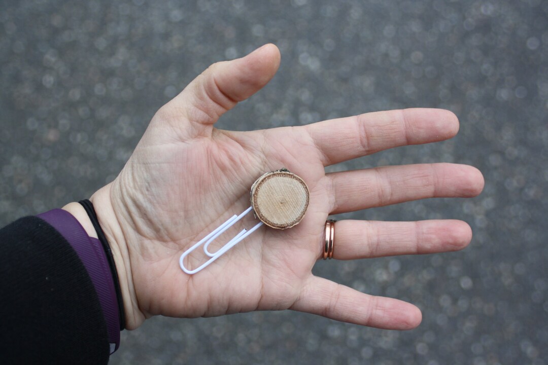 Wood Paper Clips - Rustic Office Supplies - Rustic School Supplies ...