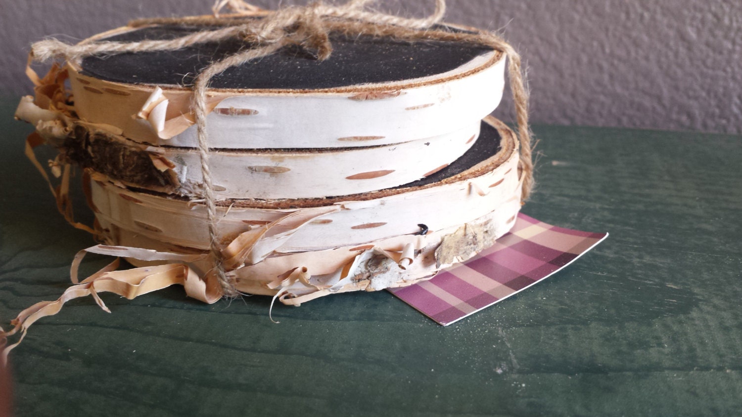 Chalkboard Coasters - Set of 4 Rustic Chalkboard Coasters (birch or ...