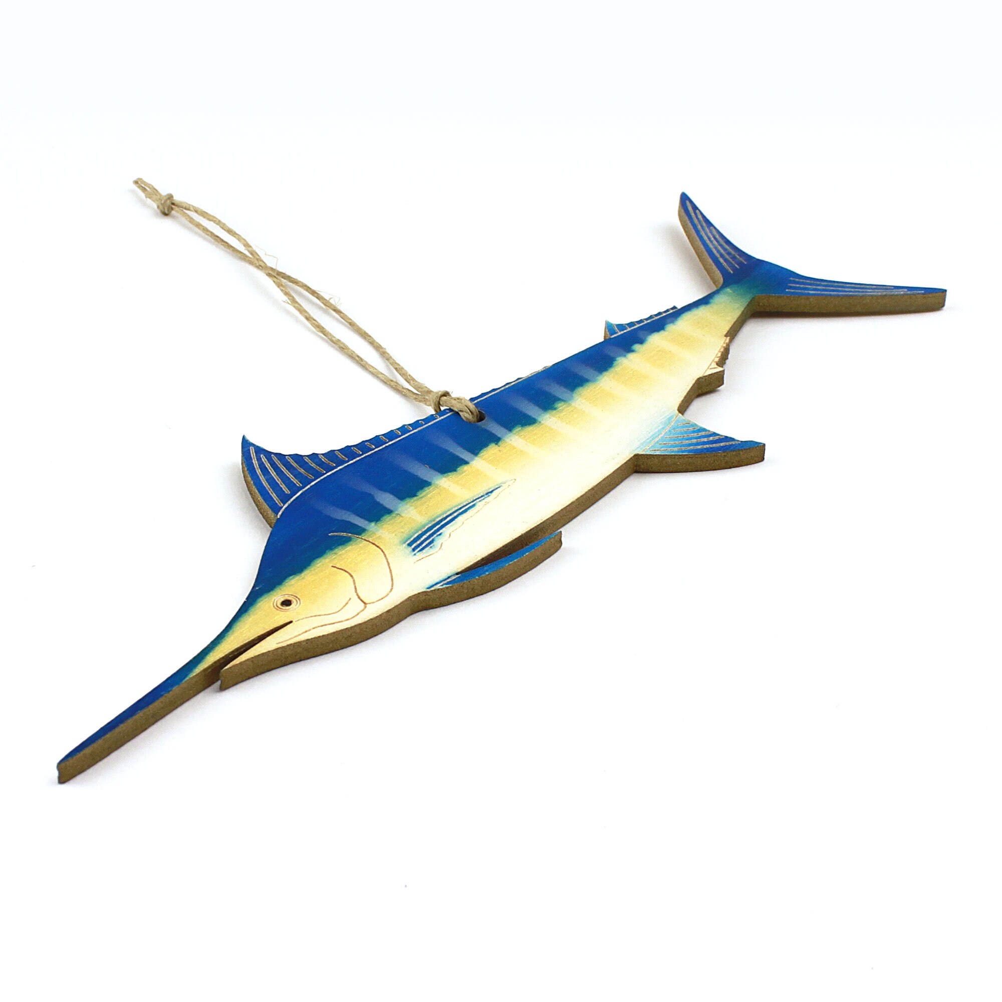 Blue Marlin Fish Christmas Ornament | Etsy