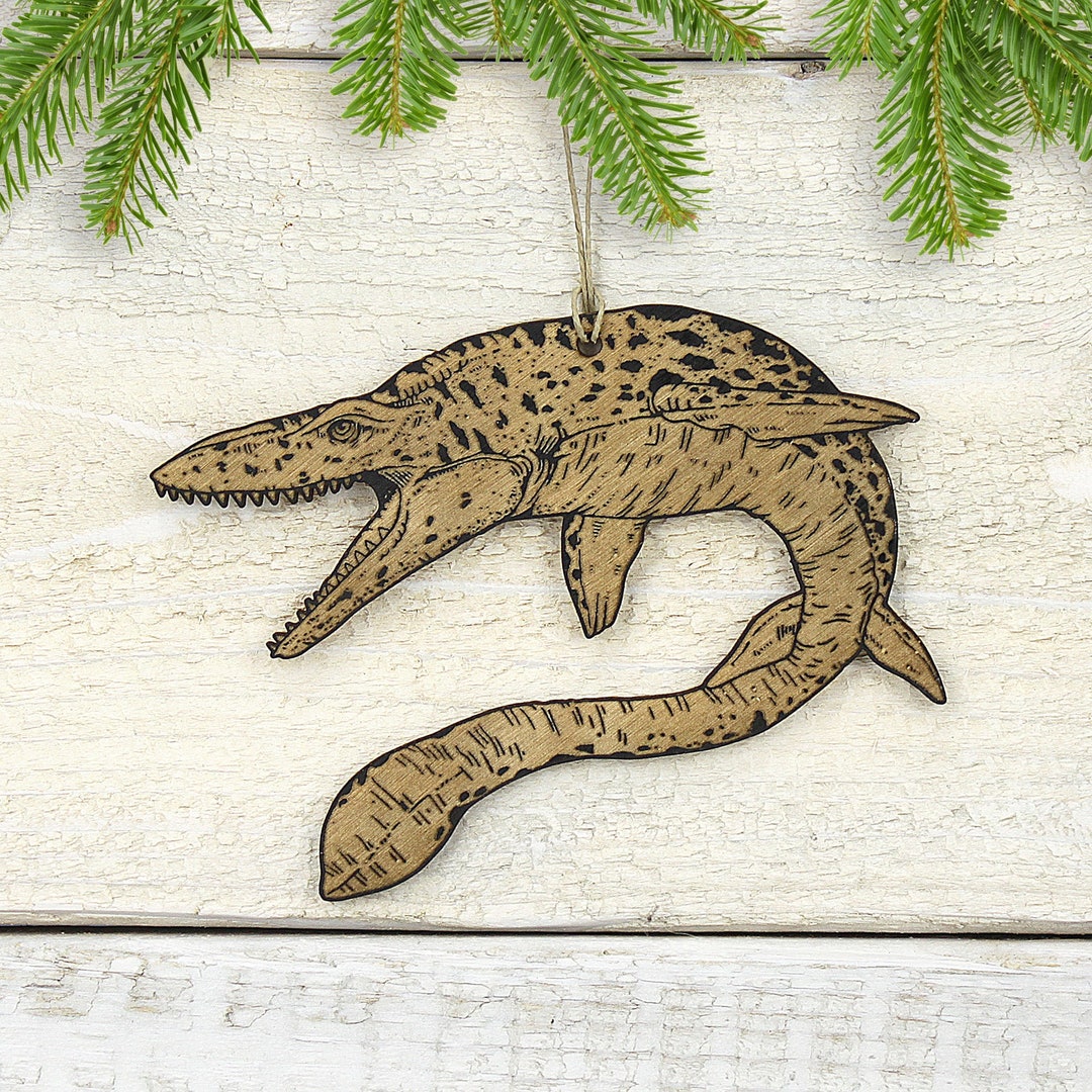 Mosasaurus Christmas Ornament - Etsy