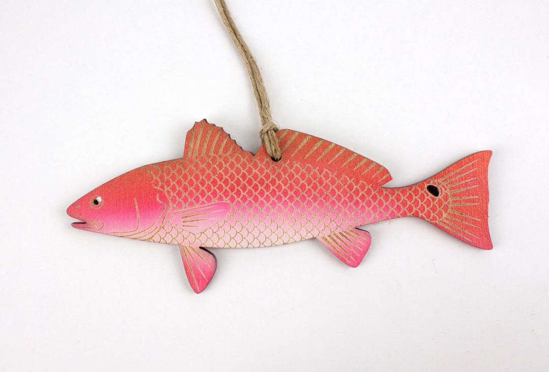 Redfish Christmas Ornament - Etsy