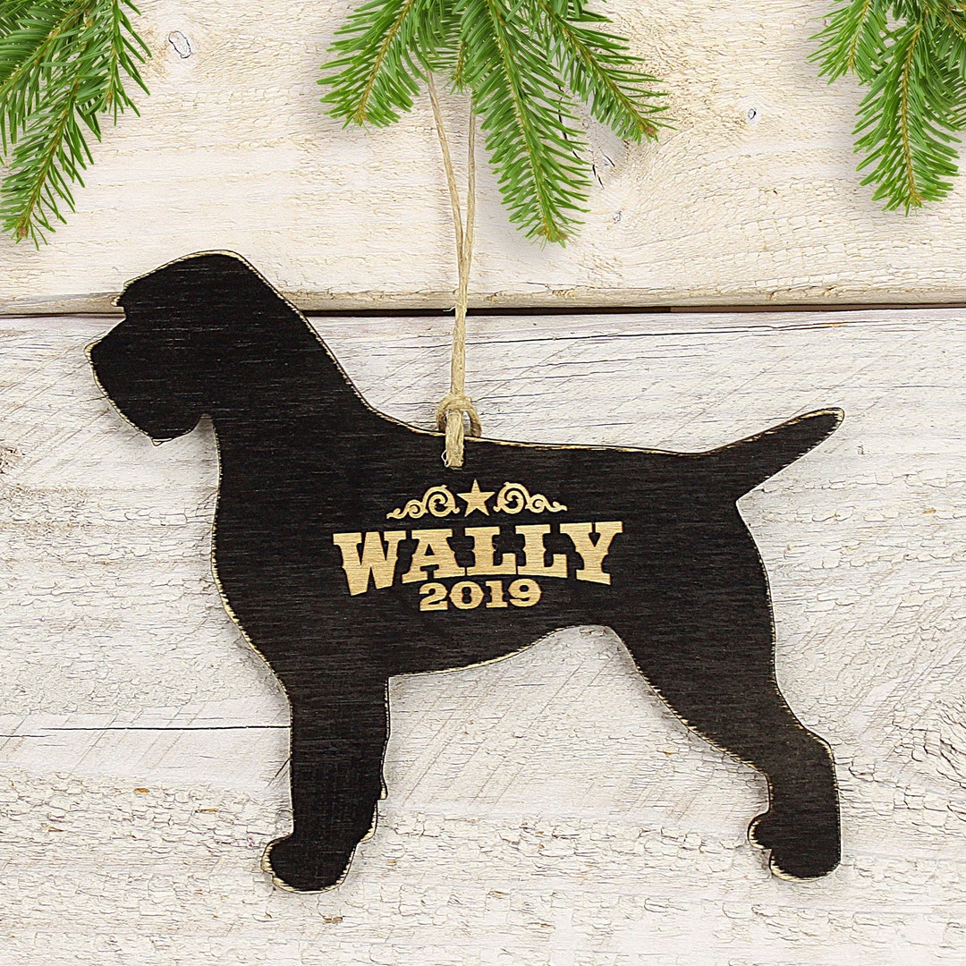 Personalized Wirehaired Pointing Griffon Christmas Ornament, Dog Gift ...