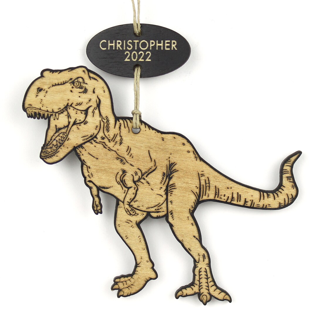 Personalized Tyrannosaurus Rex T Rex Ornament - Etsy