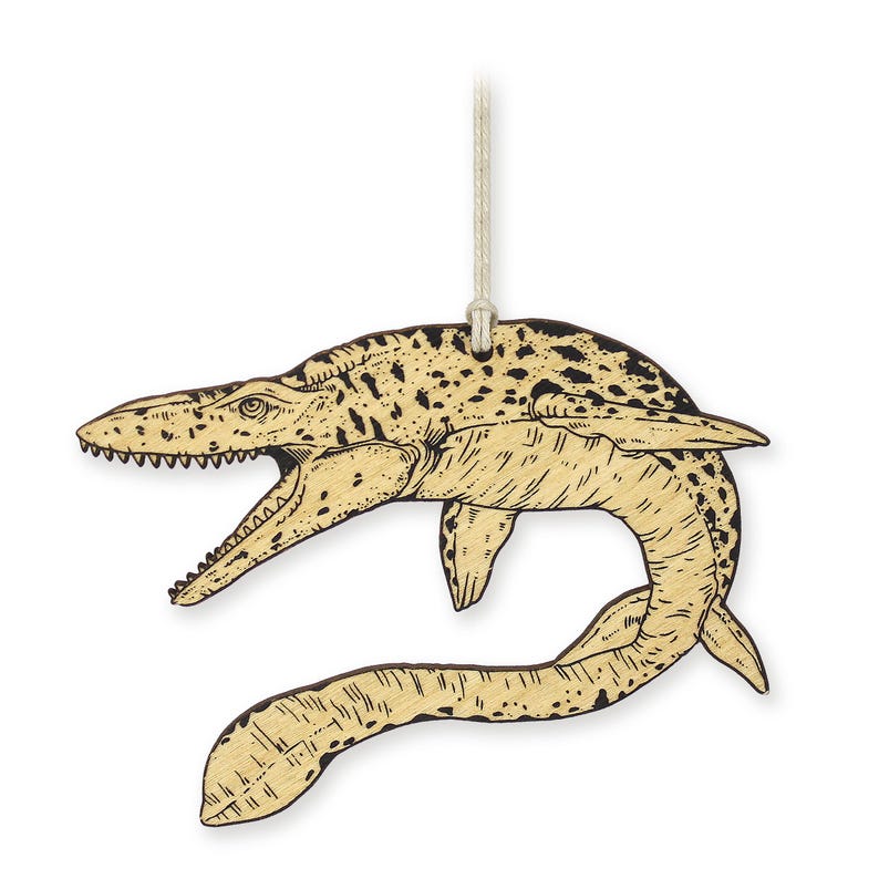Mosasaurus Christmas Ornament - Etsy