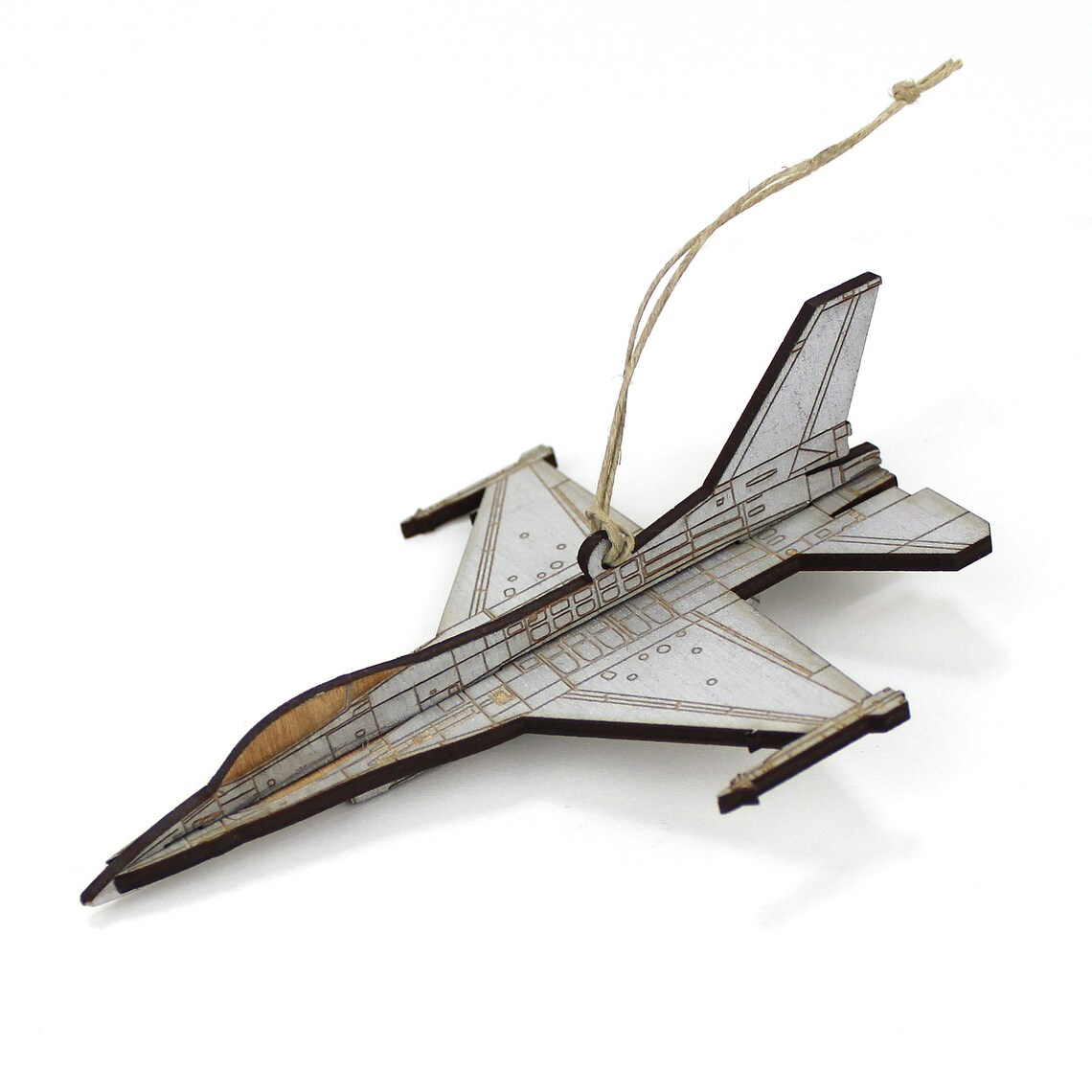 F-16 Falcon Fighter Jet Airplane Christmas Ornament - Etsy