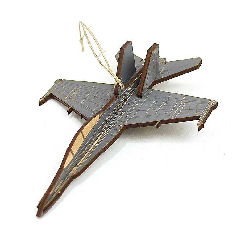 F/A-18 Hornet Fighter Jet Airplane Christmas Ornament - Etsy