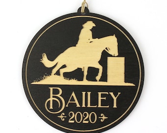 Barrel Racing Ornament - Etsy