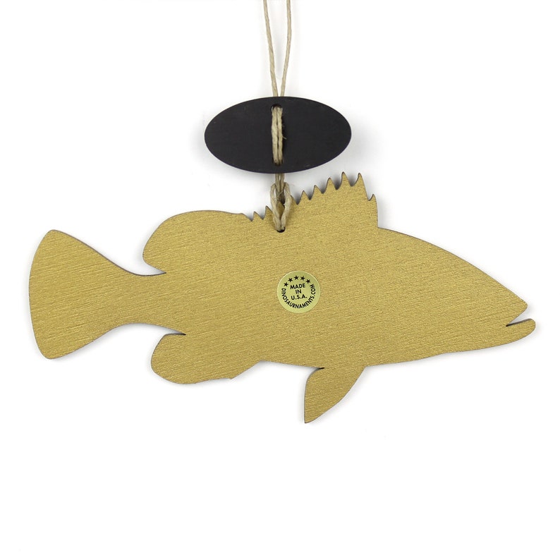 Personalized Nassau Grouper Fish Christmas Ornament - Etsy