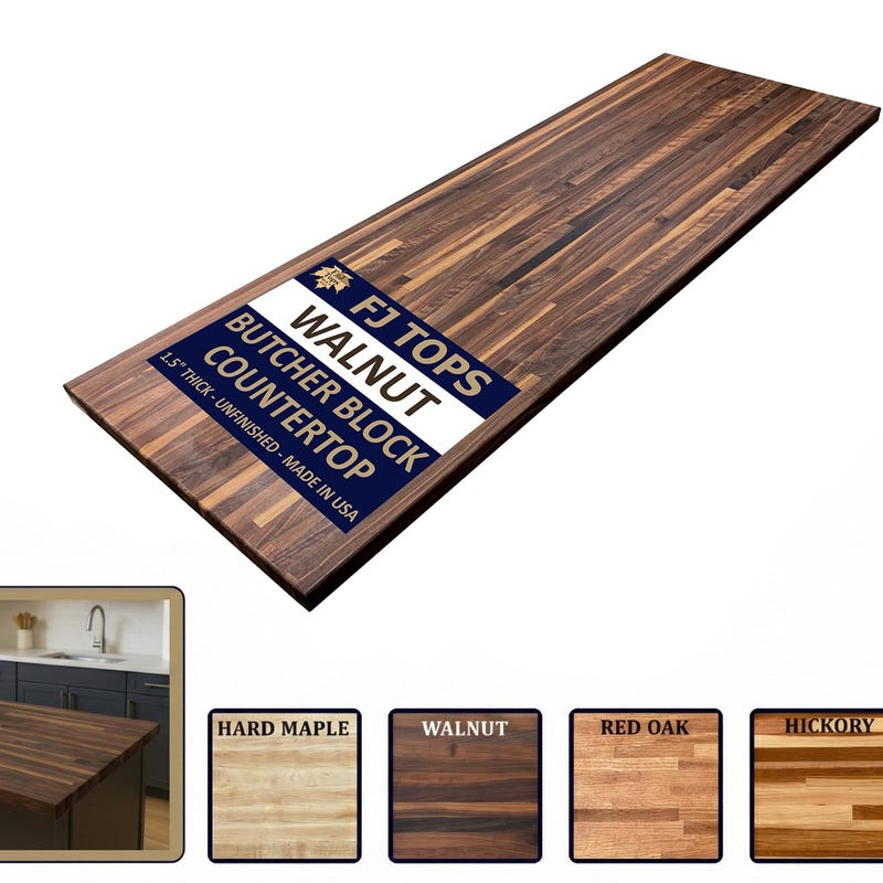 Butcher Block Table - Etsy